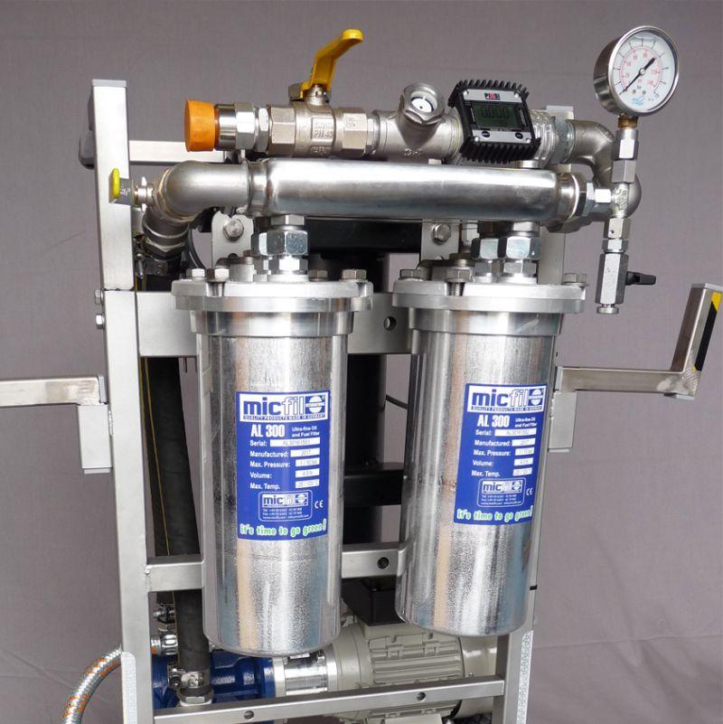 MicFil MS1200 - mobiel brandstoffilter en oliefilter systeem