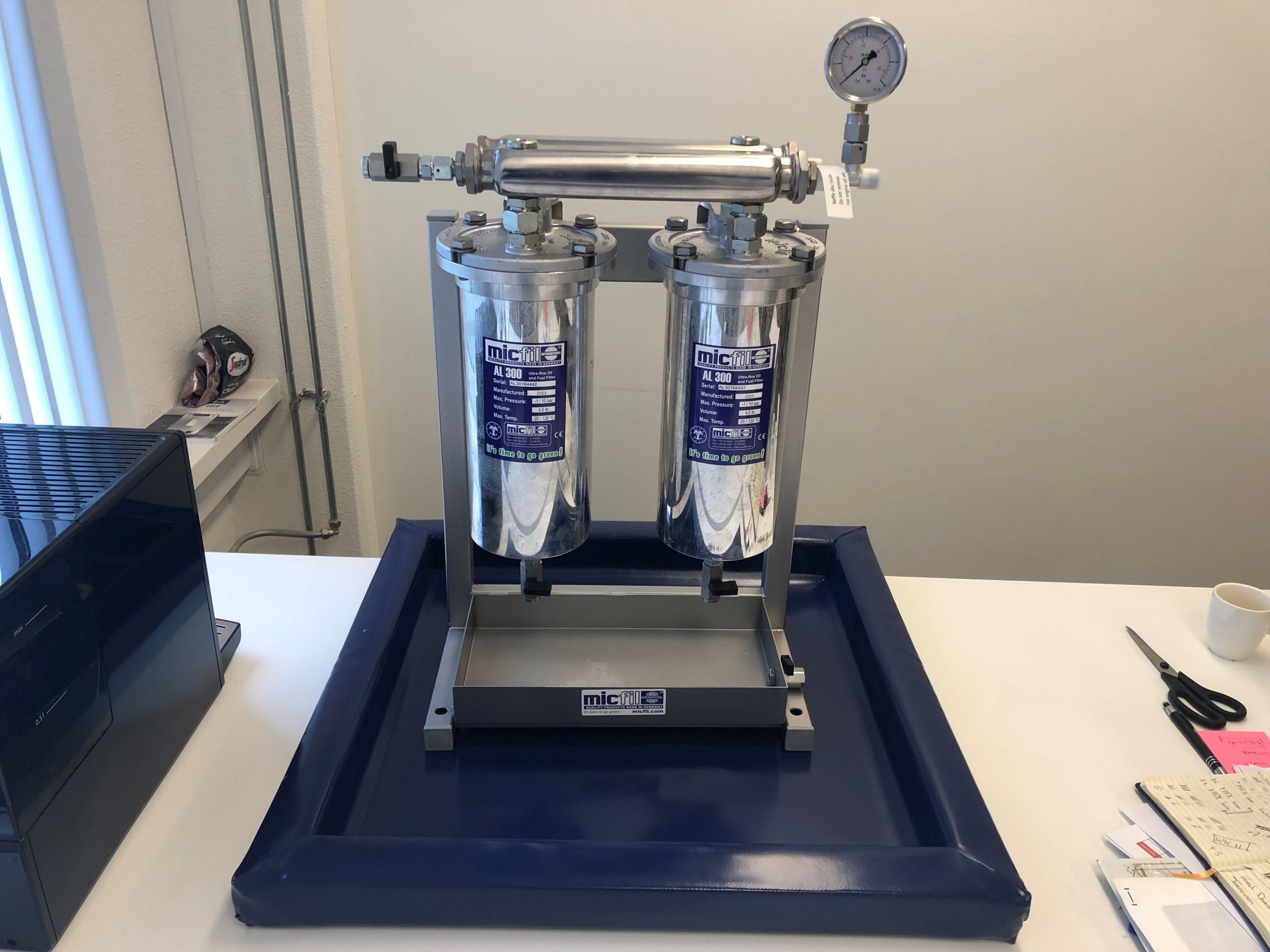 Lekmatten en lekbakken - MicFil Filters Benelux